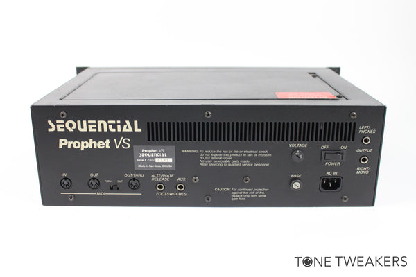 Sequential Circuits Prophet VS Rack For Sale - Fully Serviced – Tone ...