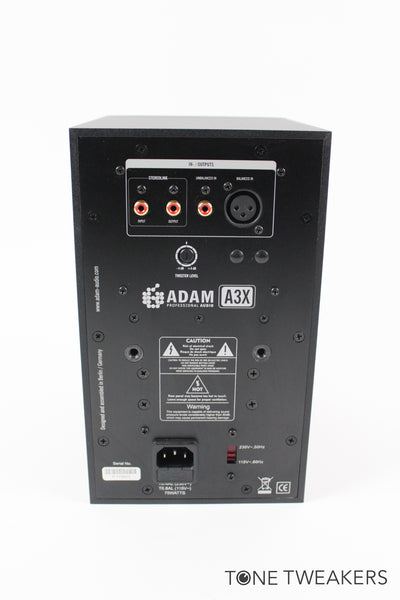 Adam Audio A3x Active Nearfield Monitors For Sale (Pair) – Tone ...
