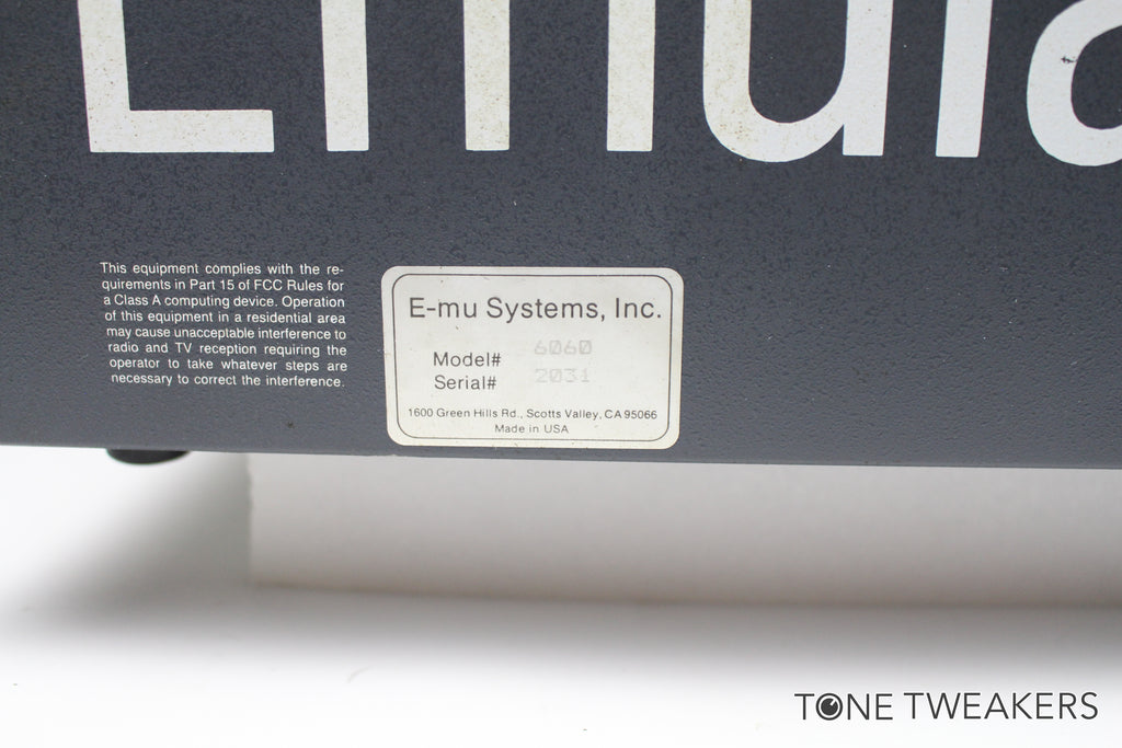 Emu Emulator II+ For Sale - Fully Serviced & Working Great Unlike Most ...