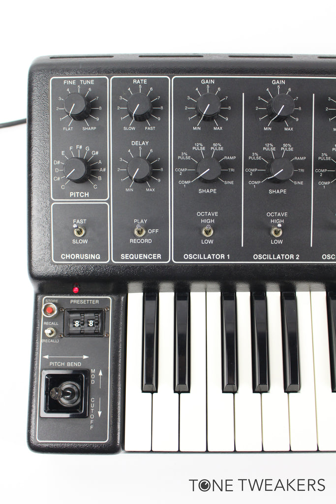 For Sale Gleeman Pentaphonic Black Syntthesizer Professionally Serviced ...