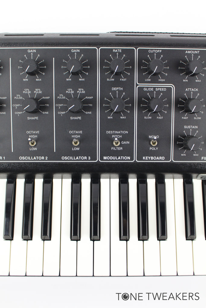 For Sale Gleeman Pentaphonic Black Syntthesizer Professionally Serviced ...