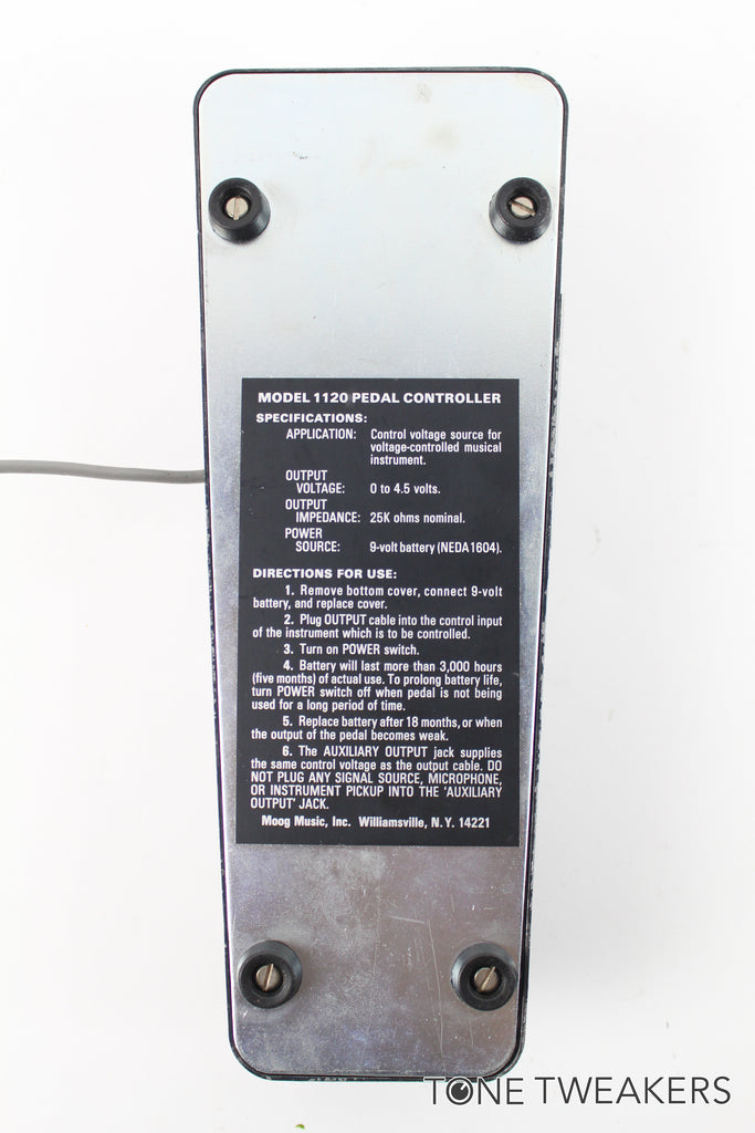 Moog Model 1120 Pedal Controller For Sale – Tone Tweakers Inc.