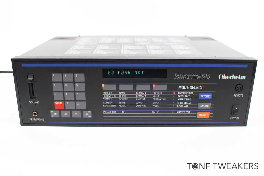 For Sale Oberheim Matrix-6R Professionally Serviced – Tone Tweakers Inc.