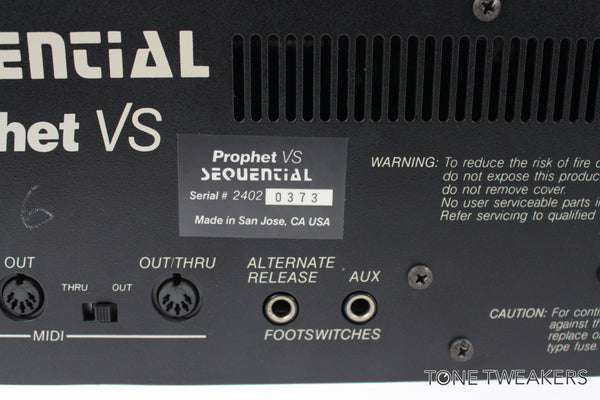 Sequential Circuits Prophet VS Rack For Sale - Fully Serviced – Tone ...