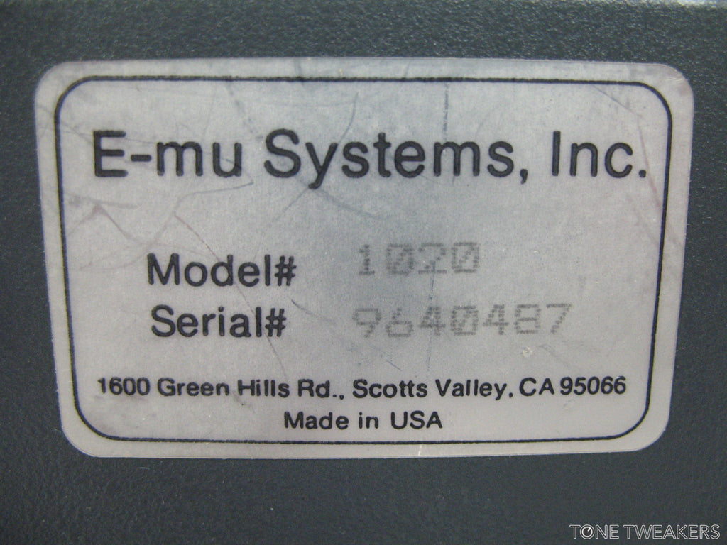 Emu Emax Rack w/ SCSI For Sale – Tone Tweakers Inc.