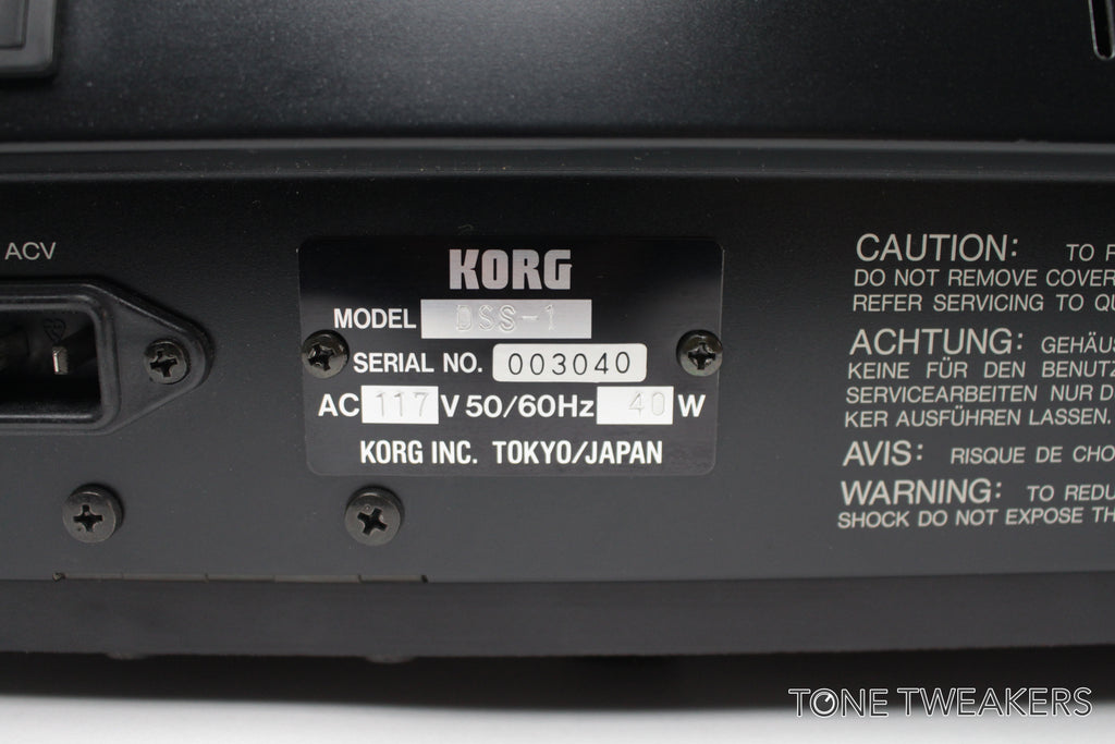 Korg DSS-1 Sampling Synthesizer For Sale Original Box and Sound Disks ...