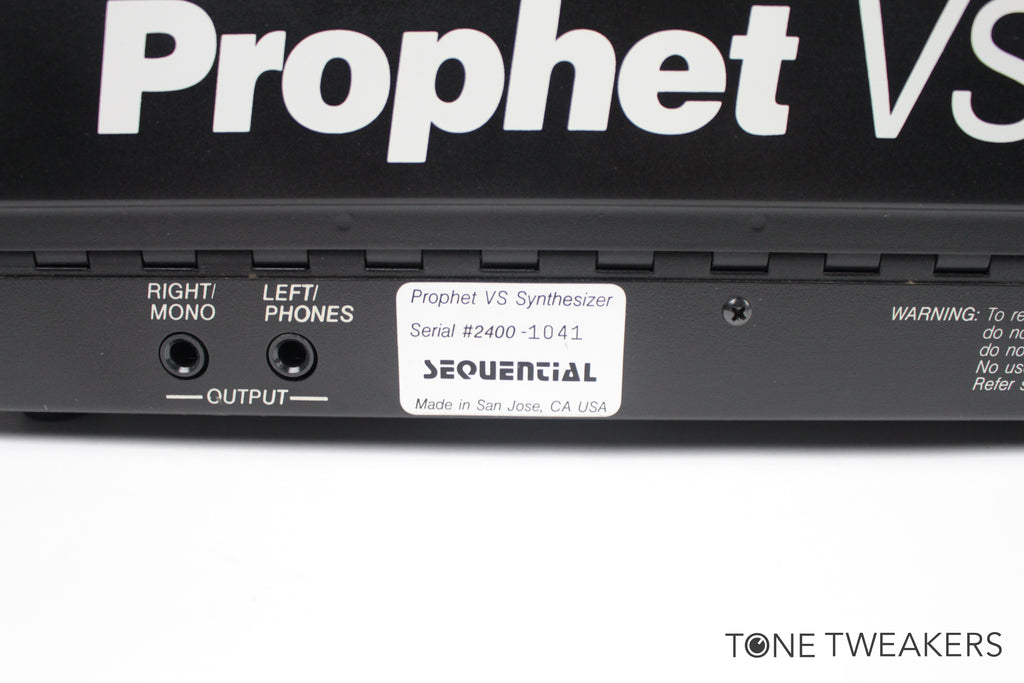 Sequential Circuits Prophet VS For Sale – Tone Tweakers Inc.