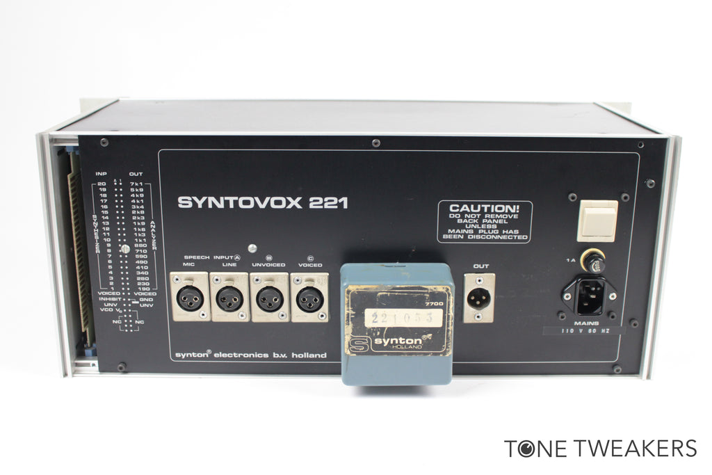 Synton Syntovox 221 Vocoder For Sale Wanted – Tone Tweakers Inc.