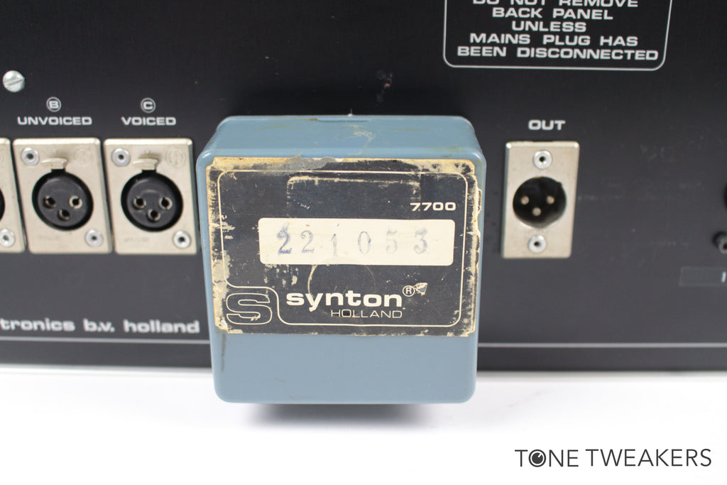 Synton Syntovox 221 Vocoder For Sale Wanted – Tone Tweakers Inc.