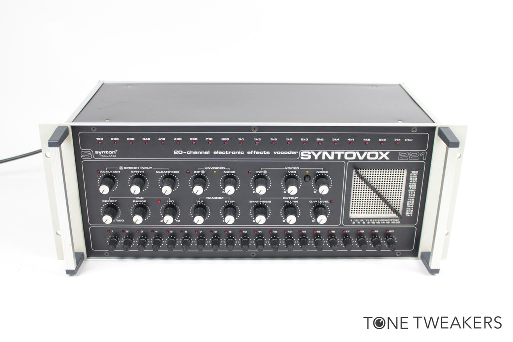 Synton Syntovox 221 Vocoder For Sale Wanted – Tone Tweakers Inc.